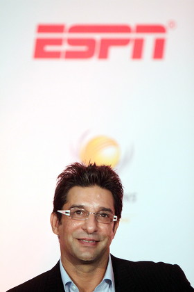 Former Pakistani Cricket Player Wasim Akram Editorial Stock Photo ...