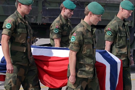 Farewell Ceremony First Fallen Norwegian Isaf Editorial Stock Photo ...