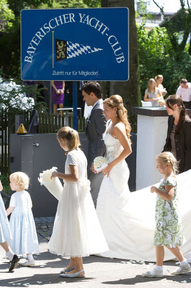 Wedding of Michael Ballack and Simone Lambe, Schloss Kempfenhausen ...