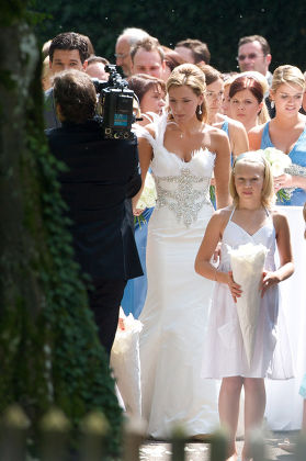 Wedding of Michael Ballack and Simone Lambe, Schloss Kempfenhausen ...