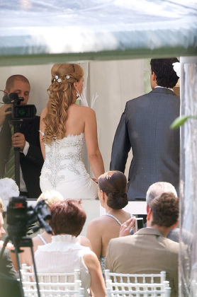 Wedding of Michael Ballack and Simone Lambe, Schloss Kempfenhausen ...