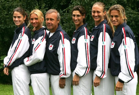 French Womens Tennis Team Members Pose Editorial Stock Photo - Stock ...
