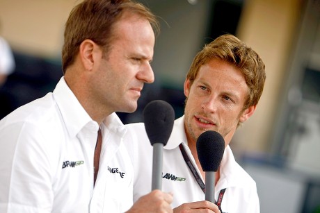 Brawn Gp Teammates British Formula One Editorial Stock Photo - Stock ...
