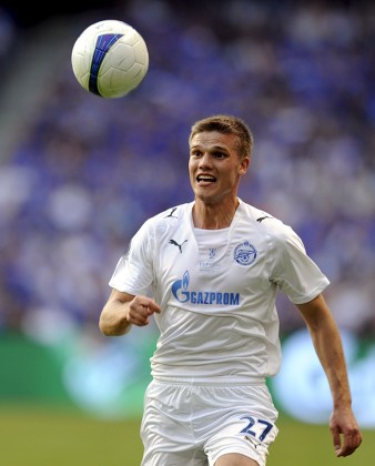 Zenit St Petersburgs Igor Denisov Eyes Editorial Stock Photo - Stock ...