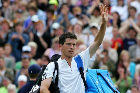 Britains Tim Henman Waves Crowd After Editorial Stock Photo - Stock ...