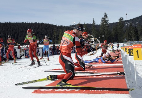 Austrian Team Members Ready Their Rifles Editorial Stock Photo - Stock ...