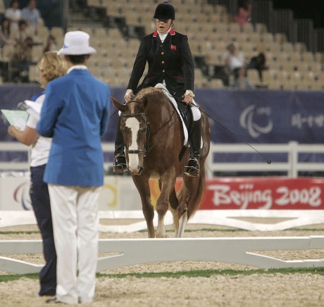 Paralympic Equestrian Rider Anne Dunham Great Editorial Stock Photo ...
