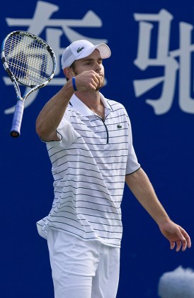 Usas Andy Roddick Drops His Racquet Editorial Stock Photo - Stock Image ...