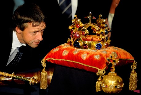 Pragues Mayor Pavel Bem Looks Crown Editorial Stock Photo - Stock Image ...
