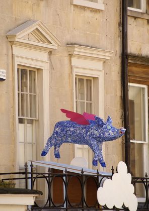 __COUNT__ King Bladud's Pigs in Bath, Britain - 10 Jul 2008 Stock ...