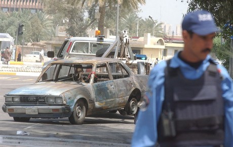 Iraqi Fire Fighter Inspect Scene Bomb Editorial Stock Photo - Stock ...