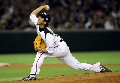 Japans Closing Pitcher Kyuji Fujikawa Throws Editorial Stock Photo ...