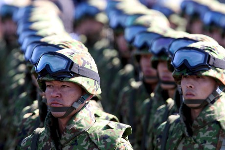 Members Japanese Ground Self Defence Force Editorial Stock Photo ...