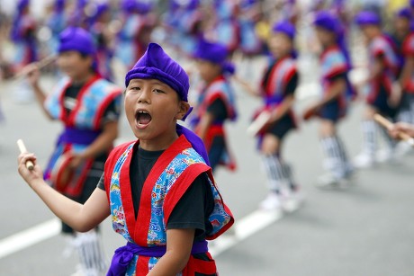 Japanese School Children Perform During Shinjuku Editorial Stock Photo ...