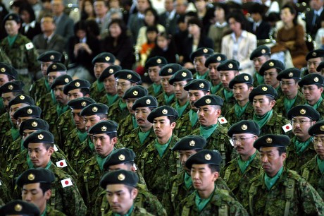 Japanese Ground Self Defense Forces Attend Editorial Stock Photo ...