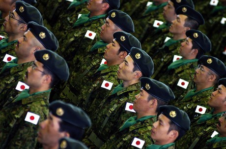 Japanese Ground Self Defense Forces Attend Editorial Stock Photo ...