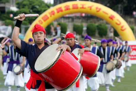 Okinawa Island Dancers Perform 50th Annual Editorial Stock Photo ...