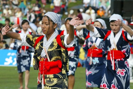 Okinawa Island Dancers Perform 50th Annual Editorial Stock Photo ...