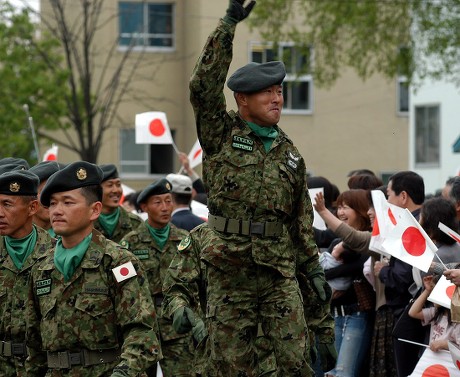 Unidentified Member Japanese Selfdefense Forces Sdf Editorial Stock ...