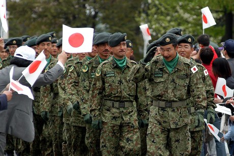 Osamu Fujiwara R Japanese Selfdefence Forces Editorial Stock Photo ...