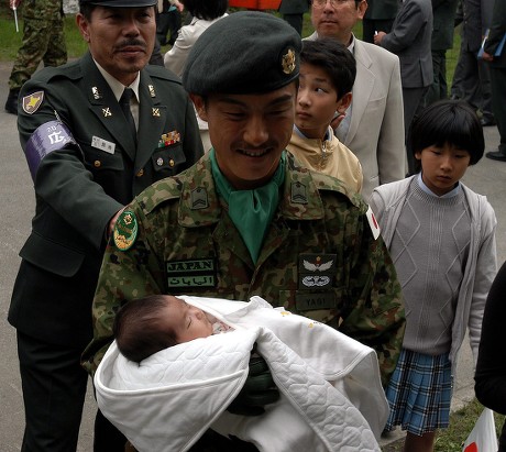 Unidentified Member Japanese Selfdefence Forces Sdf Editorial Stock ...