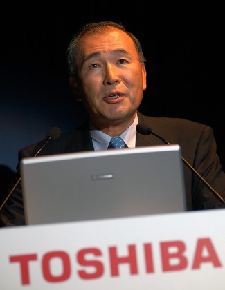 Toshiba President Ceo Atsutoshi Nishida Speaks Editorial Stock Photo ...