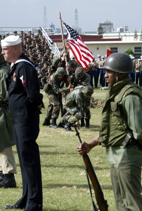 U S Marines Personel Reenact Conquering Editorial Stock Photo - Stock ...