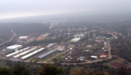 Aerial View Settlement Merom Golan Golan Editorial Stock Photo - Stock ...