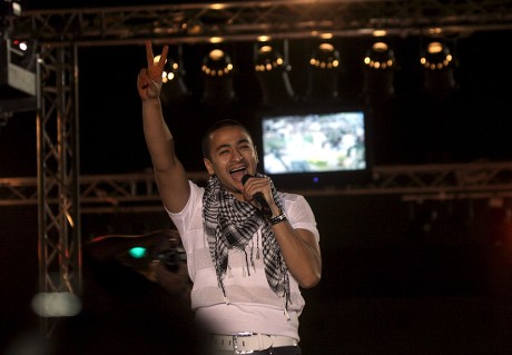 Egyptian Pop Singer Hamada Hilal Performs Editorial Stock Photo - Stock ...