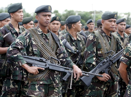 Filipino Army Soldiers 1st Armour Cavalry Editorial Stock Photo - Stock ...