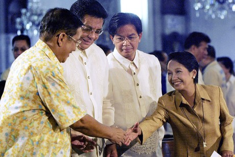 Philippine President Gloria Macapagal Arroyo R Editorial Stock Photo ...