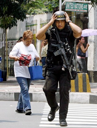 Filipino Member Special Weapons Tactics Swat Editorial Stock Photo ...