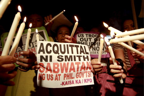 Filipino Protesters Hold Their Placards Protest Editorial Stock Photo ...