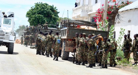 African Union Au Peacekeepers Arrive Mogadishu Editorial Stock Photo ...