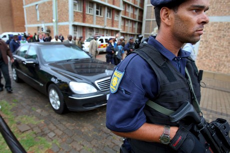 South African Police Officers Run Their Editorial Stock Photo - Stock ...