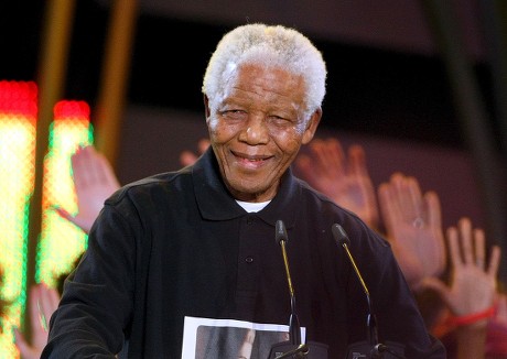 Former South African President Nelson Mandela Editorial Stock Photo ...