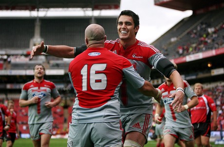 South Africa Rugby Union Super 14 Lions Crusaders - May 2009 Stock ...