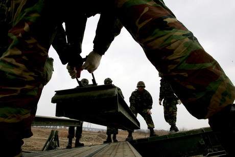 South Korean Army Engineers Us Naval Editorial Stock Photo - Stock ...