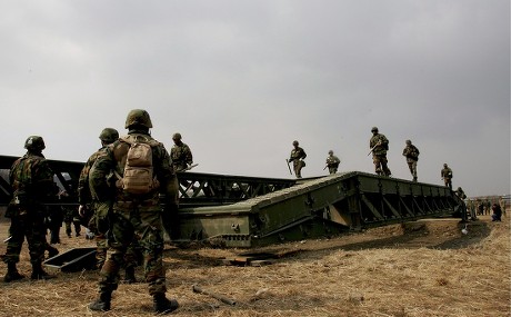 South Korean Army Engineers Us Naval Editorial Stock Photo - Stock ...