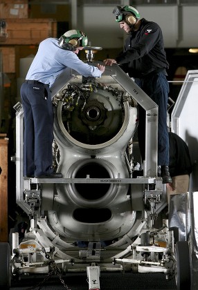 Us Navy Crew Members Work On Editorial Stock Photo - Stock Image ...