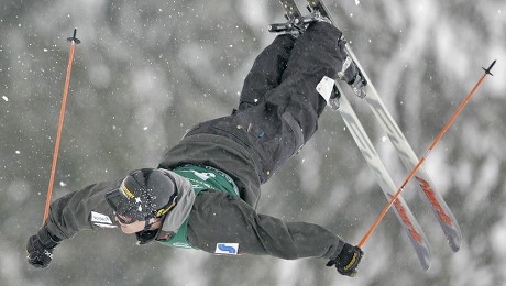 Finlands Sami Mustonen Skis Mens Moguls Editorial Stock Photo - Stock ...