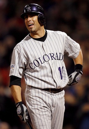 Colorado Rockies Batter Ryan Spilborghs Reacts Editorial Stock Photo ...