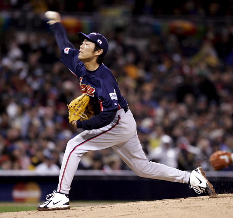 Japanese Pitcher Koji Uehara Action During Editorial Stock Photo ...