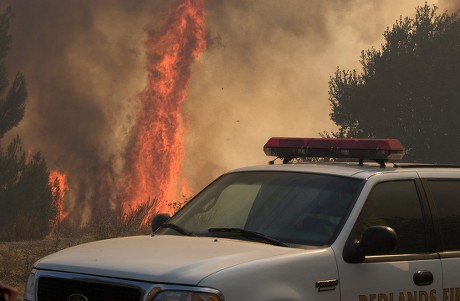 Redlands Fire Department Truck Moves Avoid Editorial Stock Photo ...