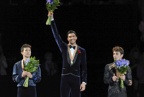 Mens Free Skating Gold Medalist Evan Editorial Stock Photo - Stock ...