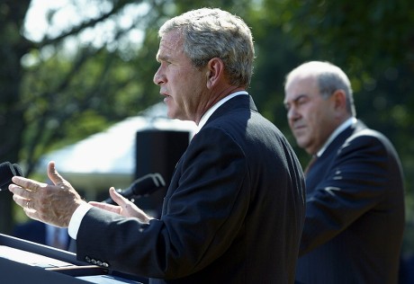 President George W Bush L Intrim Editorial Stock Photo - Stock Image ...
