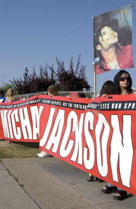 Supporters Us Pop Star Michael Jackson Editorial Stock Photo - Stock ...