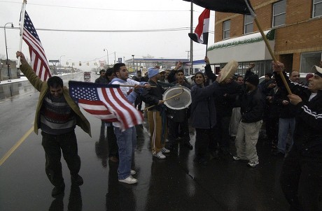 People Celebrate Capture Former Iraqi Strongman Editorial Stock Photo ...