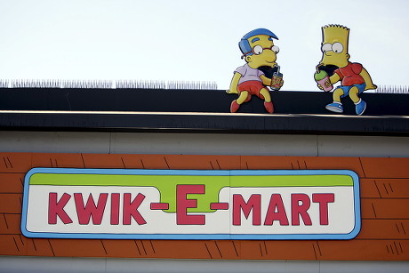 Cutouts Simpsons Character Sit Atop 7eleven Editorial Stock Photo ...