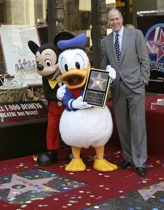 Donald Duck C Poses Michael Eisner Editorial Stock Photo - Stock Image ...